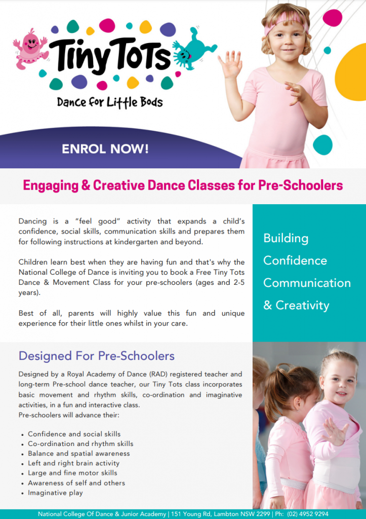 Tiny Tots Ballet | Dance Classes for Pre-Schoolers